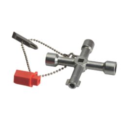 Knipex 7-Way Control Cabinet Key - Screwfix