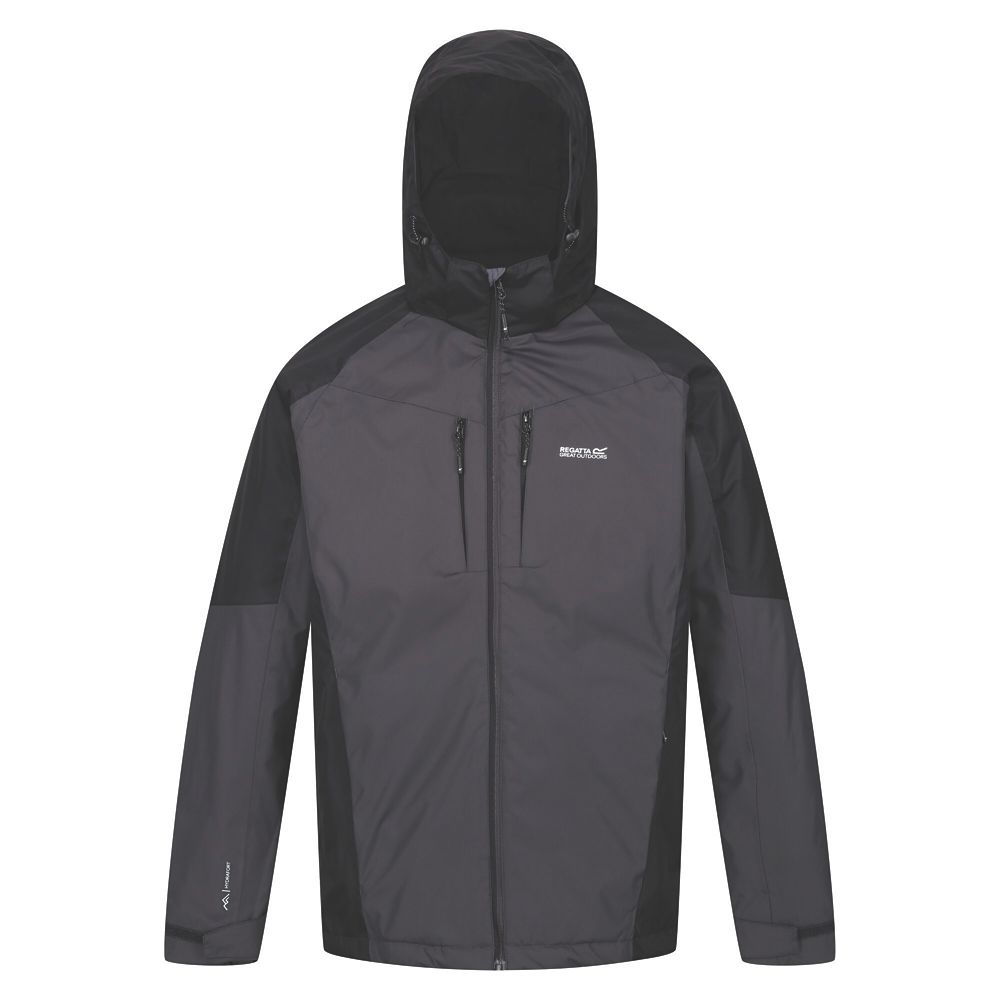 Regatta Winter Calderdale Waterproof Jacket Ash / Black XXX Large 50 ...
