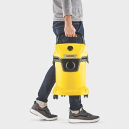 Karcher WD3 1000W 17Ltr Wet & Dry Vacuum Cleaner 220-240V - Screwfix