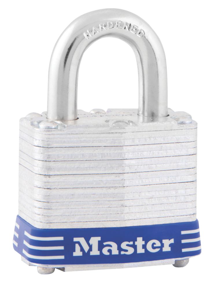 Master Lock 3EURD Water-Resistant Padlock Steel 40mm - Screwfix