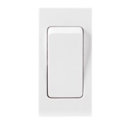 LAP 16AX 1-Way Grid Light Switch White - Screwfix