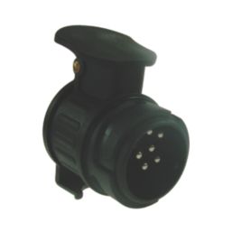 Maypole MP601 13 to 7-Pin Vehicle to Trailer Adaptor 12V - Screwfix