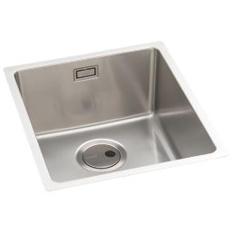 Abode Matrix 1 Bowl Stainless Steel Undermount & Inset Kitchen Sink ...