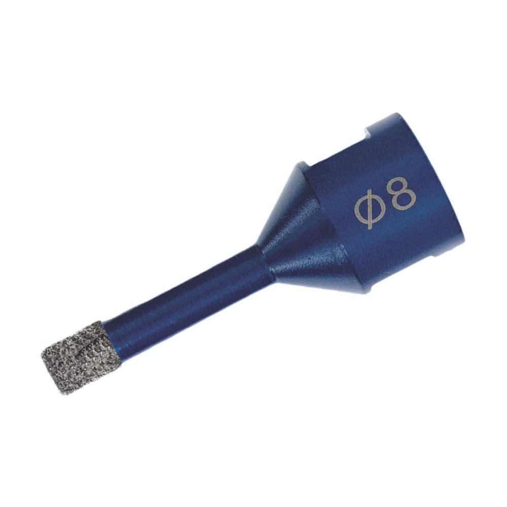 Marcrist Threaded Shank Diamond Tile Drill Bit 8mm x 75mm - Screwfix