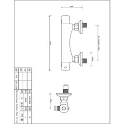 Rize Exposed Single Outlet Thermostatic Silver Mixer Shower Valve ...