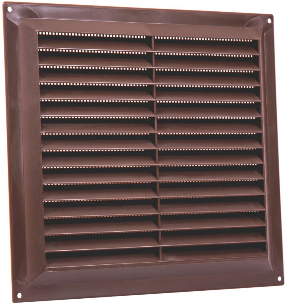 Fixed Louvre Vent with Flyscreen Air Vents | Ventilation | Screwfix.com