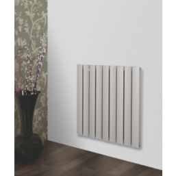 Venus 600mm x 625mm 2705BTU Matt Chrome Horizontal Designer Radiator ...