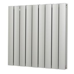 Venus 600mm x 625mm 2705BTU Matt Chrome Horizontal Designer Radiator ...