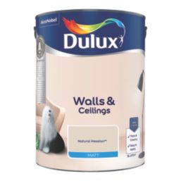 Dulux Walls & Ceilings 5Ltr Natural Hessian Matt Emulsion Paint - Screwfix