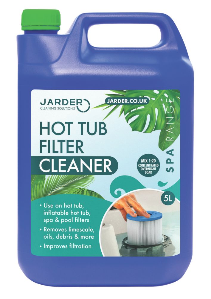 Jarder CL-HTFC-5L Hot Tub Filter Cleaner 5Ltr - Screwfix