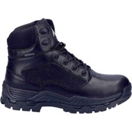 Amblers Mission Size 4 Black Waterproof Non Safety Work Boots - Screwfix