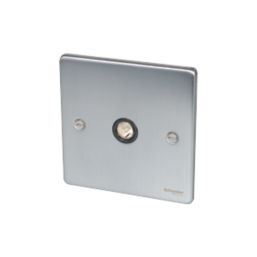 Schneider Electric Ultimate Low Profile 1-Gang Coaxial TV / FM Socket ...
