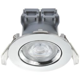 LAP Tilt LED Downlight Chrome 4.5W 420lm - Screwfix