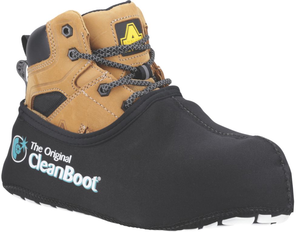 The Original CleanBoot Overshoe / PPE Black 11-14 - Screwfix