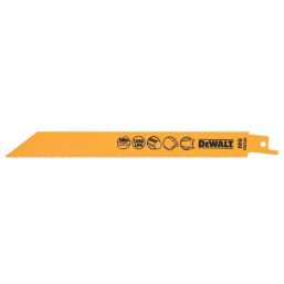 DEWALT DT2353-QZ Multi-Material Reciprocating Saw Blades 203mm 5 Pack ...