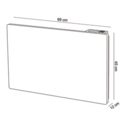 Blyss 1500W Electric Wall-Mounted Radiant Panel Heater 450mm x 690mm ...