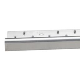 Single Edge Door Threshold Silver 900mm x 31.2mm - Screwfix