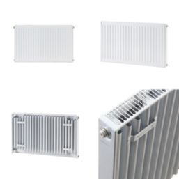 Flomasta 500mm x 700mm 1941BTU White Type 11 Convector Radiator - Screwfix