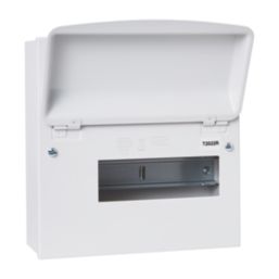 MK Sentry 8-Module Unpopulated Enclosure Only Consumer Unit - Screwfix