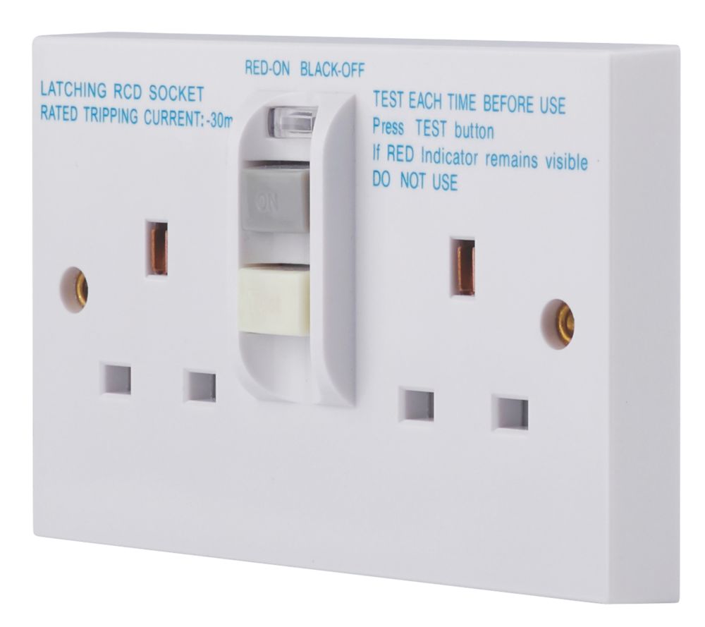 RCD Sockets | RCD Plug Sockets | Screwfix.com
