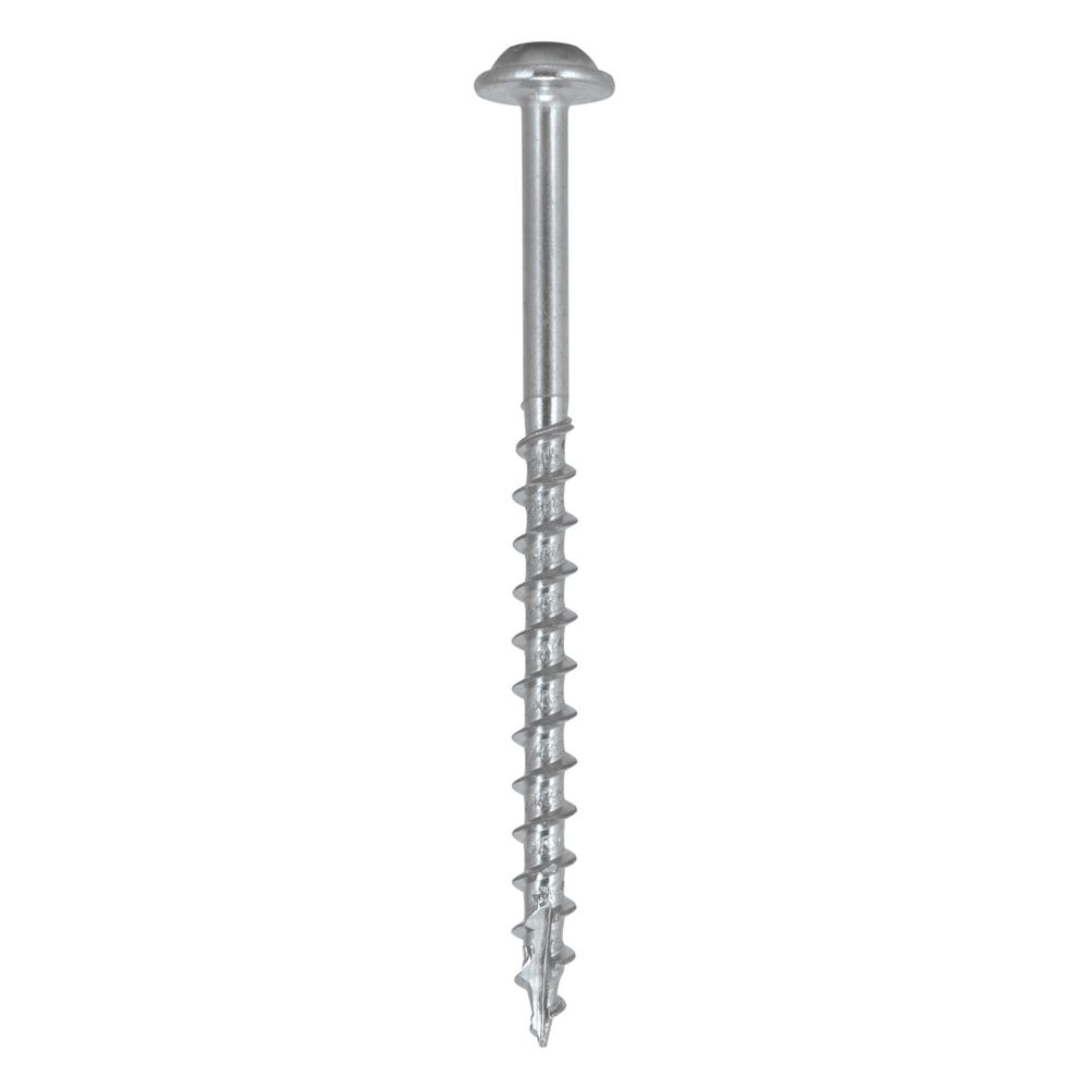 Trend PH 8X63 200C Square Flange Self Tapping Pocket Hole Screws Coarse Thread No. 8ga x 2 1 2 200 Pack Screwfix