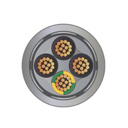 Time 4-Core CY Grey 0.5mm² Screened Control Cable 1m Coil - Screwfix