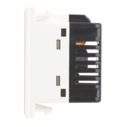 Contactum Media Modular 2.1A 10.5W 2-Outlet Type A USB Socket White ...