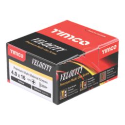 Timco PZ Double-Countersunk Self Tapping Multi-Use Screws 4mm x 16mm ...