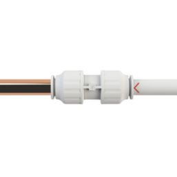 Flomasta Plastic Push-Fit Pipe Inserts 10mm 10 Pack - Screwfix