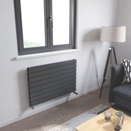 Ximax Oceanus 595mm x 900mm 2962BTU Anthracite Horizontal Designer ...