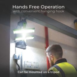 Luceco Rechargeable LED 360° Worklight 1200/2000/4000lm - Screwfix