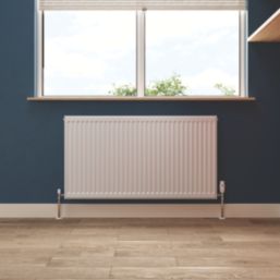 Flomasta 600mm x 1100mm 5016BTU White Type 21 Convector Radiator - Screwfix