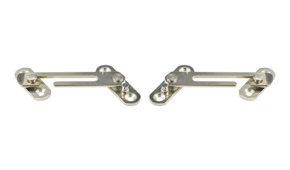 Smith & Locke Concealed Window Restrictors Self-Colour 45mm 2 Pack ...
