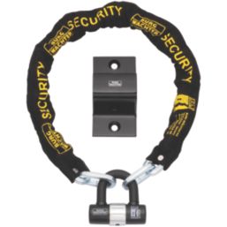 Burg-Wachter Hardened Steel Heavy Duty Security Kit: Chain, Lock ...