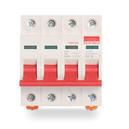 Contactum Defender 125A TP & N 3-Phase Isolator Switch - Screwfix