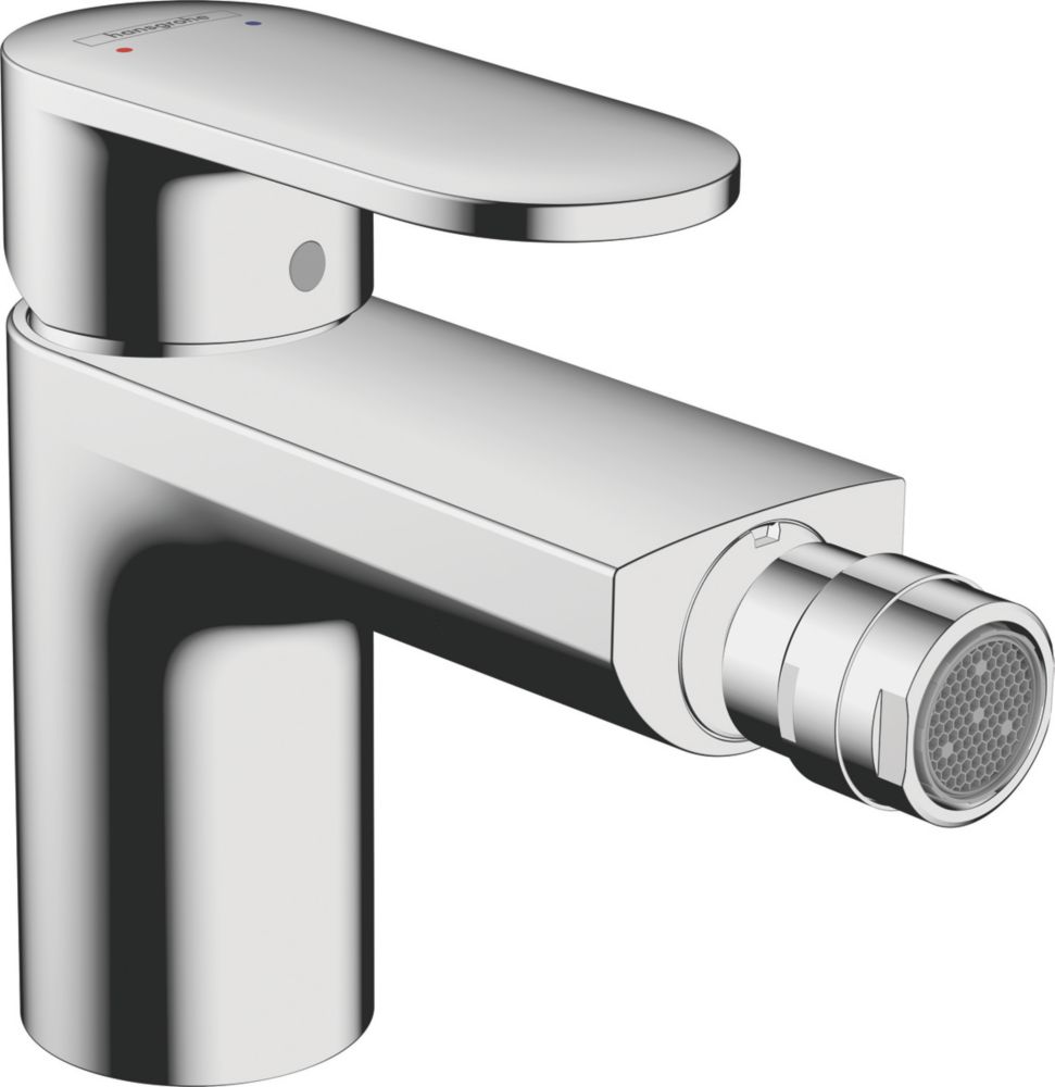 Hansgrohe Vernis Blend Chrome 126mm Mono Bidet Mixer Tap With Pop-Up ...