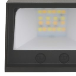 Lexco Scorpius Outdoor LED Wall Light Black 23W 3500lm - Screwfix