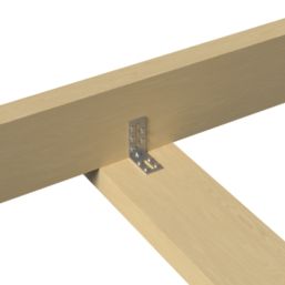 Simpson Strong-Tie Reinforced Angle Brackets Galvanised 30mm x 55mm 25 ...