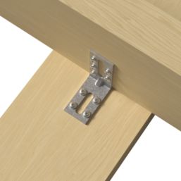 Simpson Strong-Tie Reinforced Angle Brackets Galvanised 30mm x 55mm 25 ...