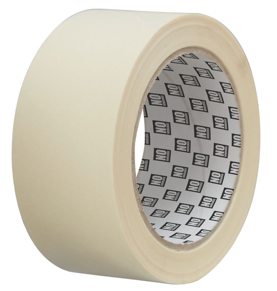 No Nonsense Masking Tape 50m x 48mm - Screwfix