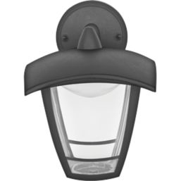 Luceco Outdoor LED Top Arm Coach Lantern Black 8W 640lm - Screwfix