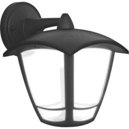 Luceco Outdoor LED Top Arm Coach Lantern Black 8W 640lm - Screwfix