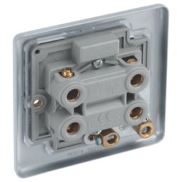 British General MC574 45A 1-Gang DP Metal Clad Cooker Switch with LED - Screwfix