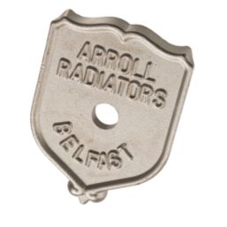 Arroll Chrome Radiator Wall Stay - Screwfix