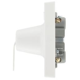 British General 50A 1-Way Ceiling Switch White On/Off Indicator - Screwfix