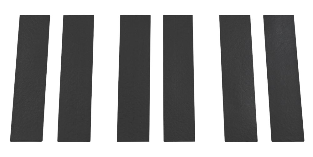 Flexifire Graphite Intumescent Hinge Pads 75mm 6 Pack - Screwfix