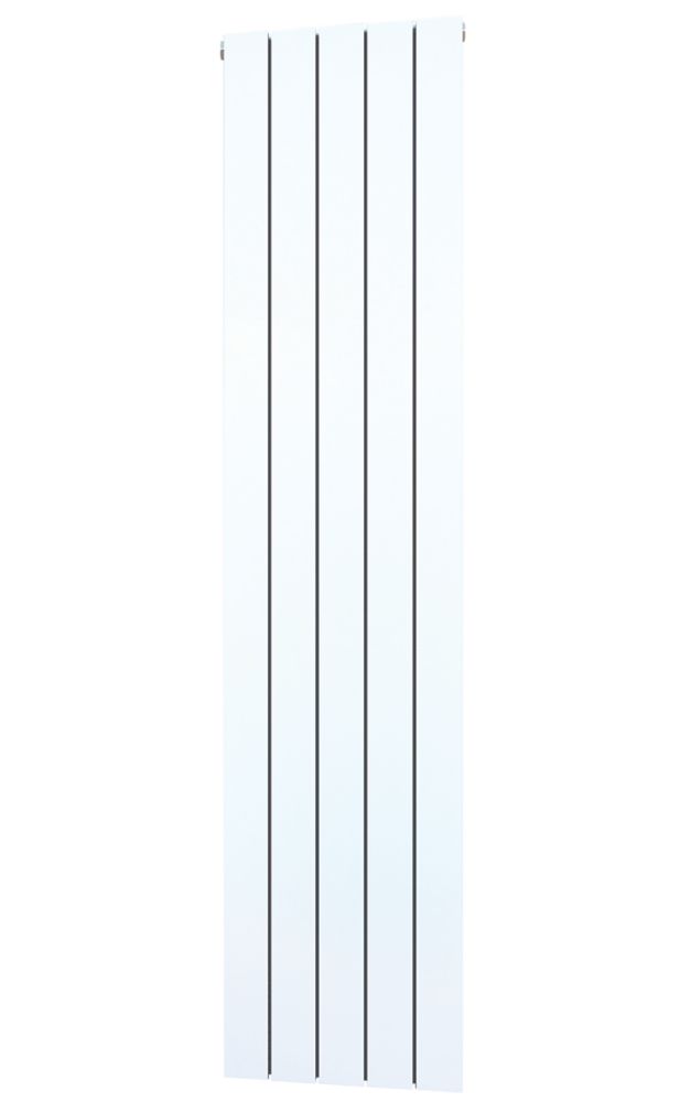 Towelrads Hanworth Plus 1800mm x 320mm 4129BTU White Vertical Designer ...