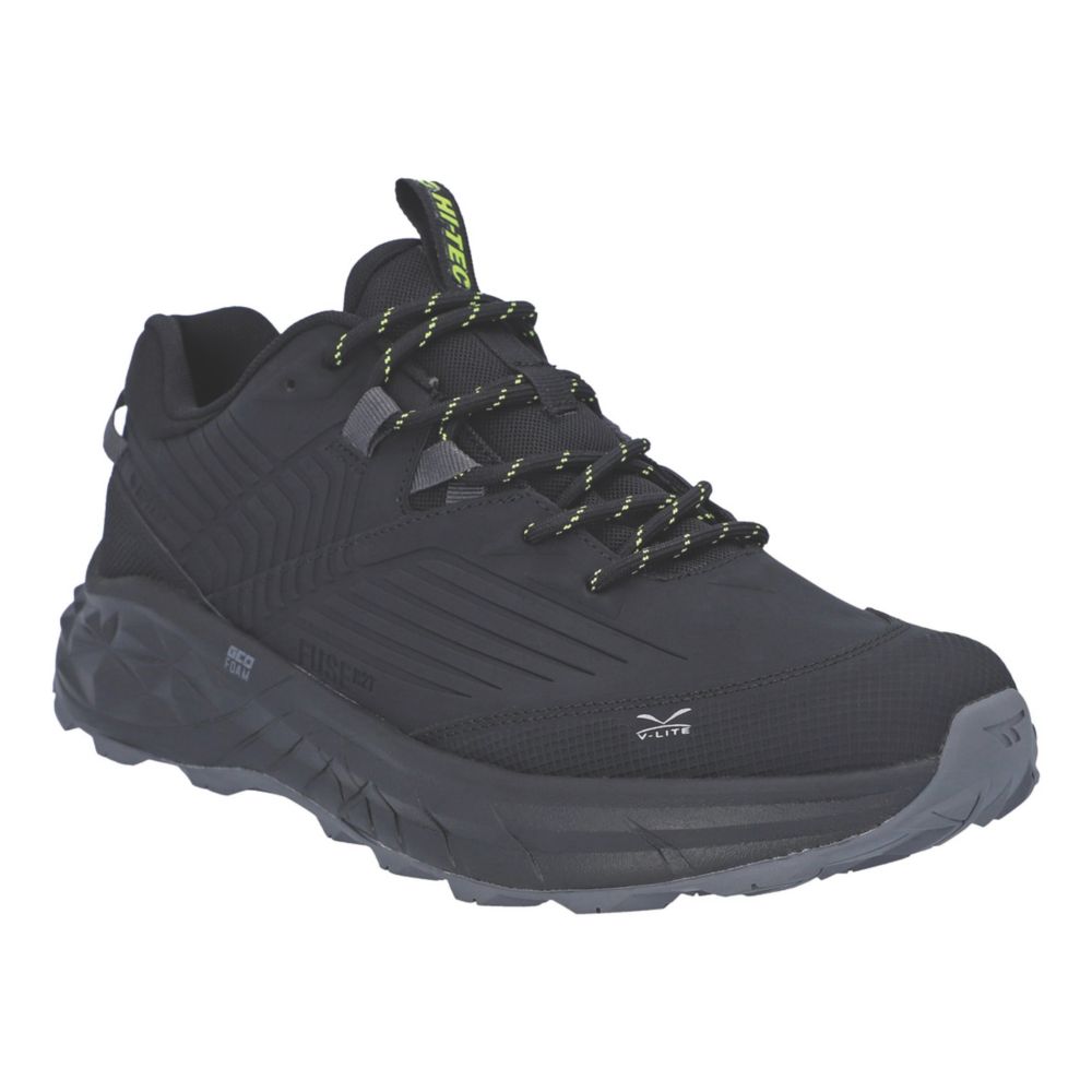Hi-Tec Fuse Trek Hiking Size 10 Black Waterproof Non Safety Trainers ...