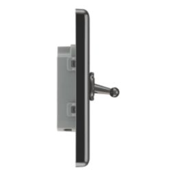 LAP 20A 16AX 1-Gang 2-Way Toggle Switch Black Nickel - Screwfix