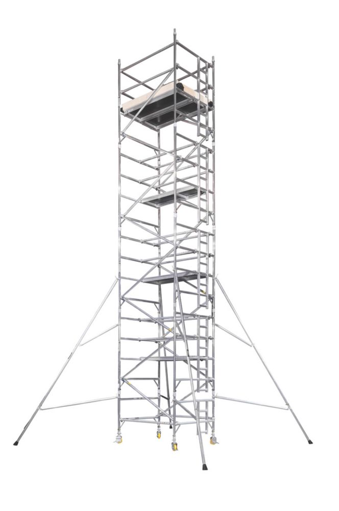 Boss 1450 Ladderspan 3T Double Depth Top Grade Aluminium Tower 1.2m x 1 ...